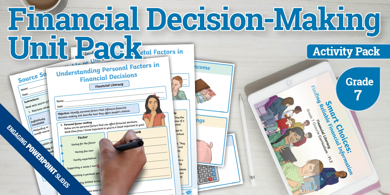 Financial Decision-Making Unit Pack