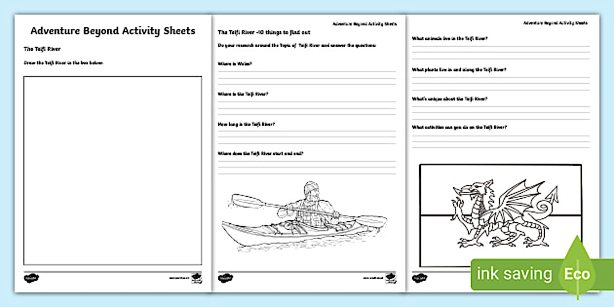 Outdoor Adventure Activity Sheets – Adventure Beyond