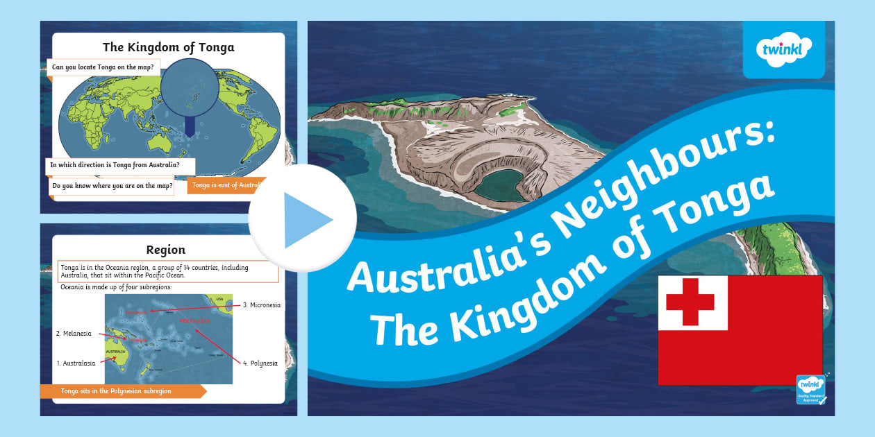 Australia's Neighbours: Tonga PowerPoint - Geography
