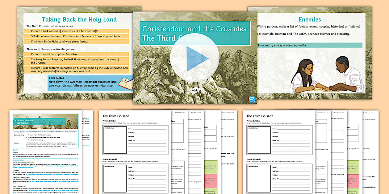 The Third Crusade Lesson Pack | KS3 | Beyond Secondary