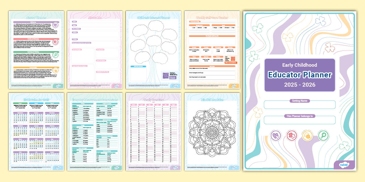 Early Childhood Planner | Twinkl Ireland | Early Years