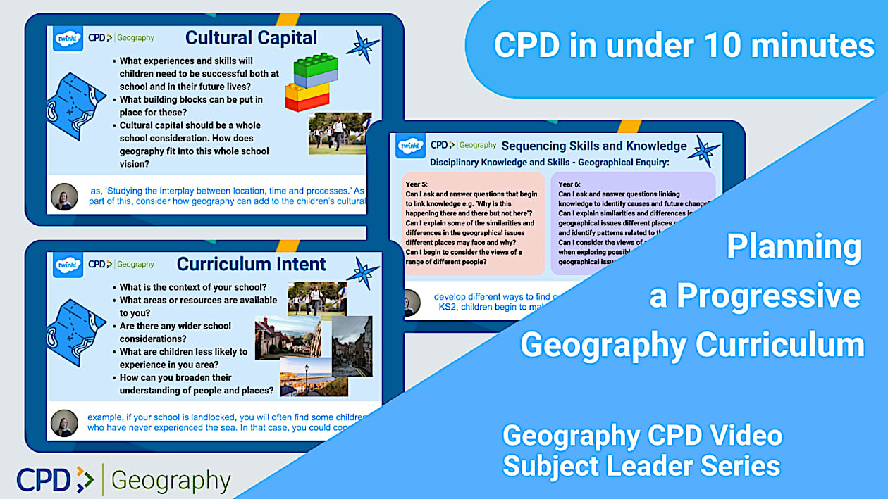 Planning A Progressive Geography Curriculum (teacher made)