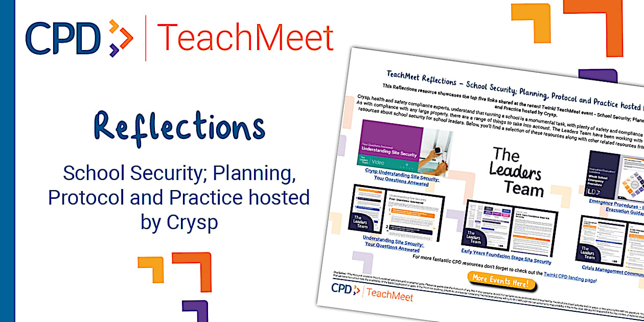 TeachMeet Reflections (Teacher-Made) - Twinkl