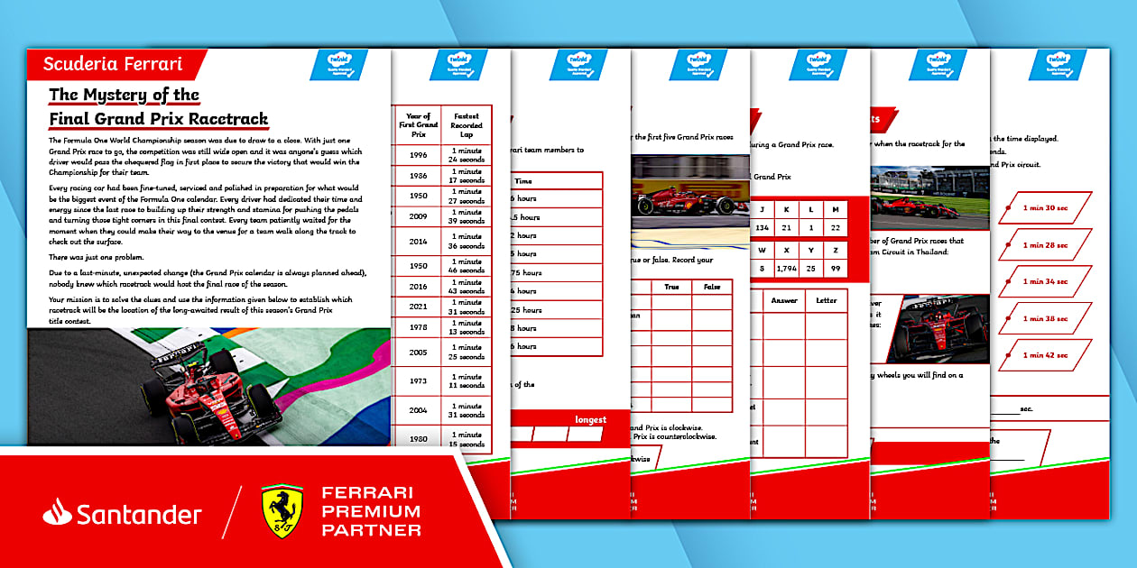 FREE! - Scuderia Ferrari: The Mystery of the Final Grand Prix Racetrack ...