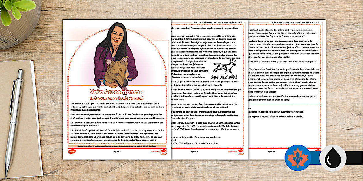 Indigenous Voices: Q and A with Leah Arcand French