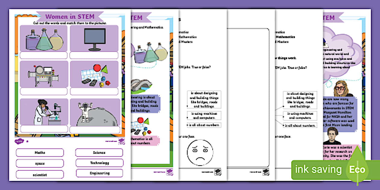 Let's Learn About Women in STEM Differentiated Reading Comprehension