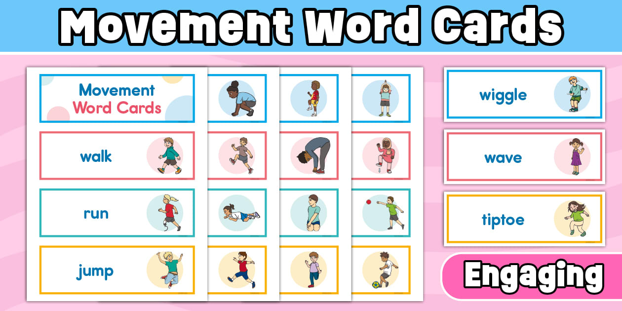 Movement Word Cards