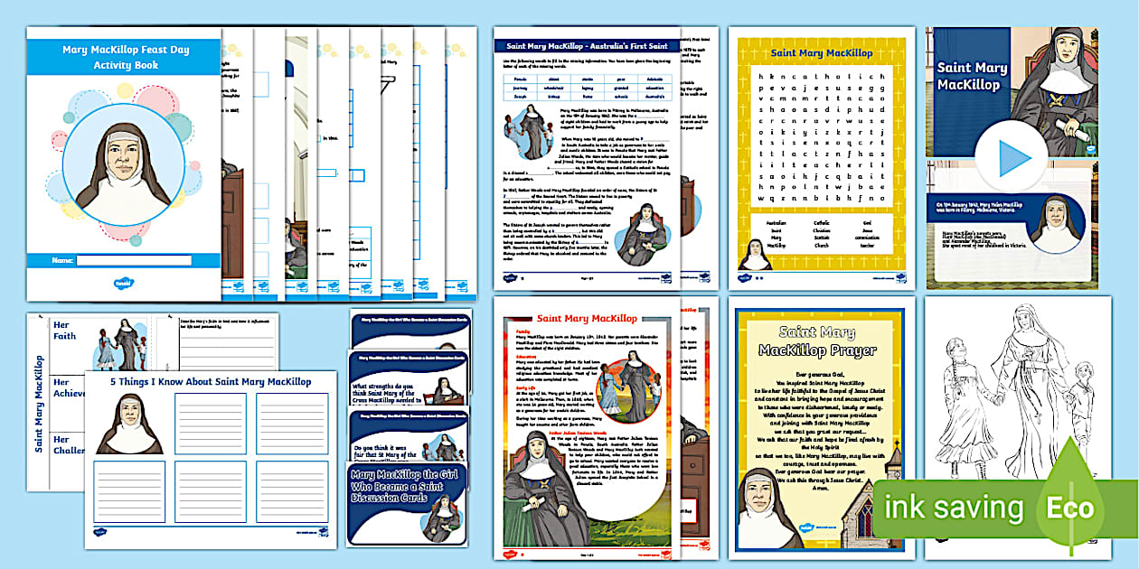 Saint Mary MacKillop Activity Pack - Twinkl