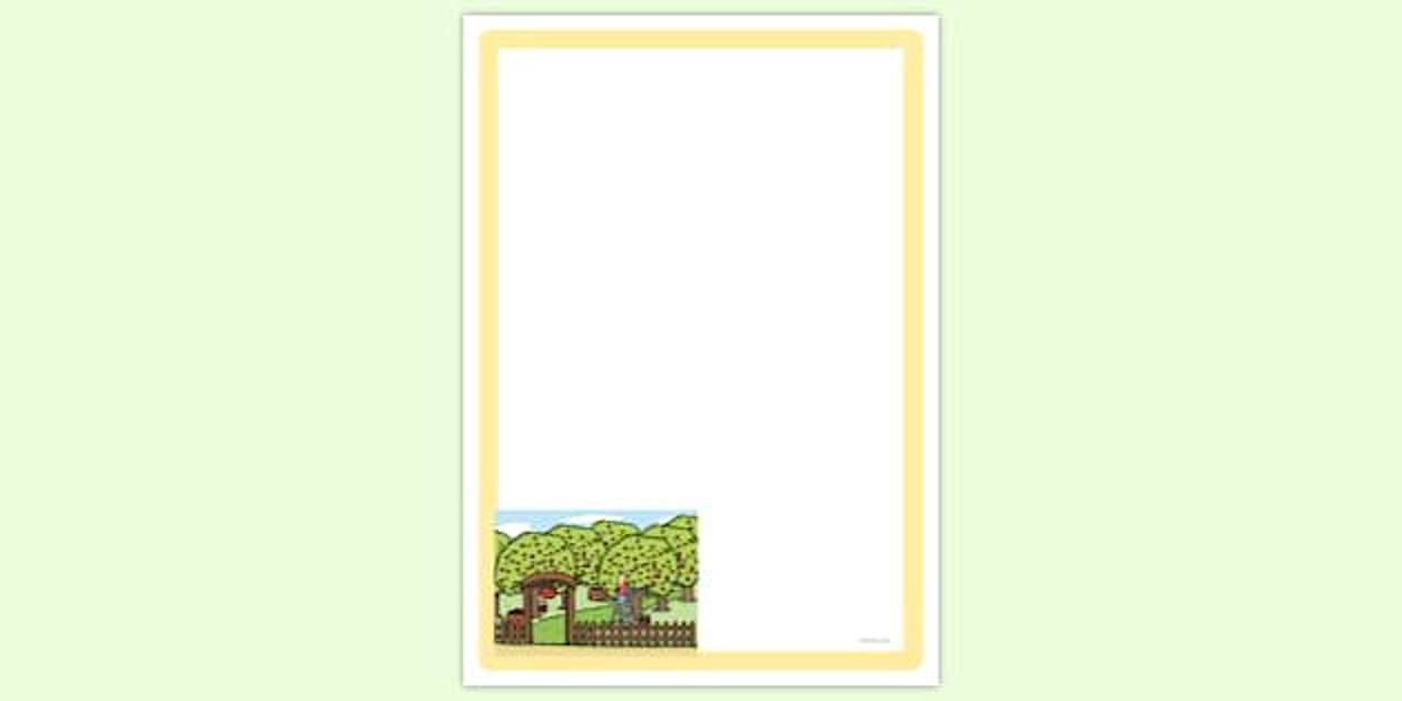 Apple Orchard Page Border | Twinkl Page Borders - Twinkl