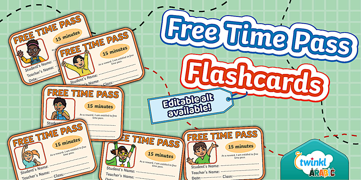 Free Time Pass Flashcards