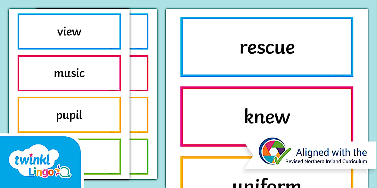 Linguistic Phonics Stage 5/6 Phase 4a 'u-e' Sound Word Cards
