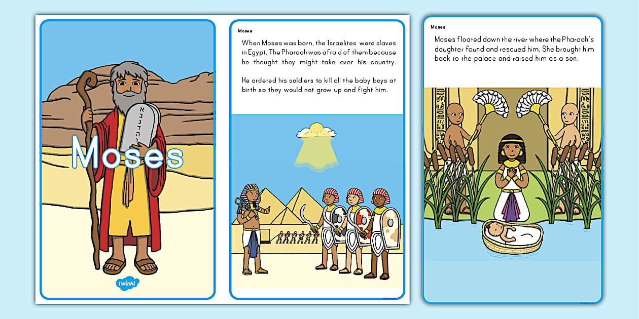 Moses Sequencing Activity - Twinkl