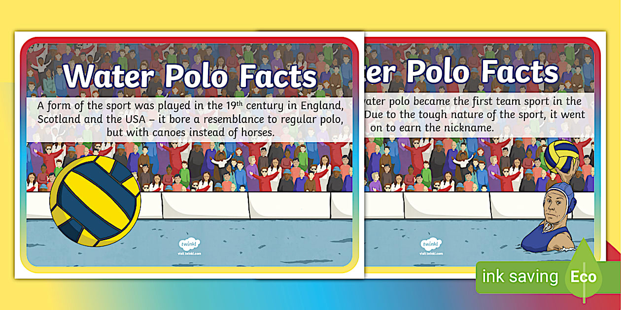 Water Polo Display Facts (teacher made) - Twinkl