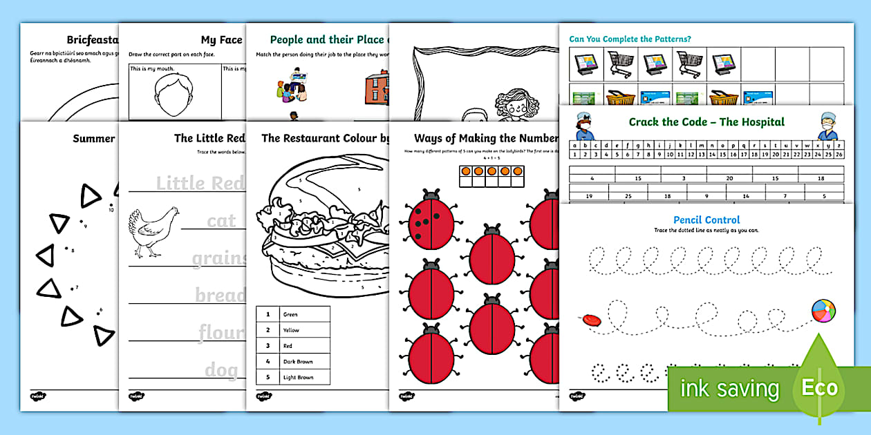 Editable Junior Infants Class Pack A (teacher made) - Twinkl