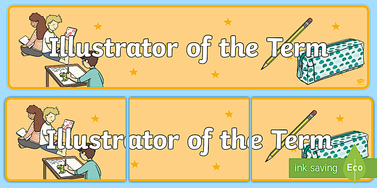 Illustrator of the Term Display Banner - Author of the Term Display Banner