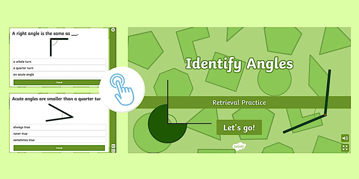 👉 Retrieval Practice: Identify Angles Maths Interactive Quiz