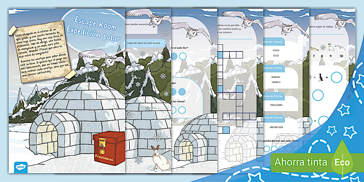 Escape Room: Expedición polar (Teacher-Made) - Twinkl