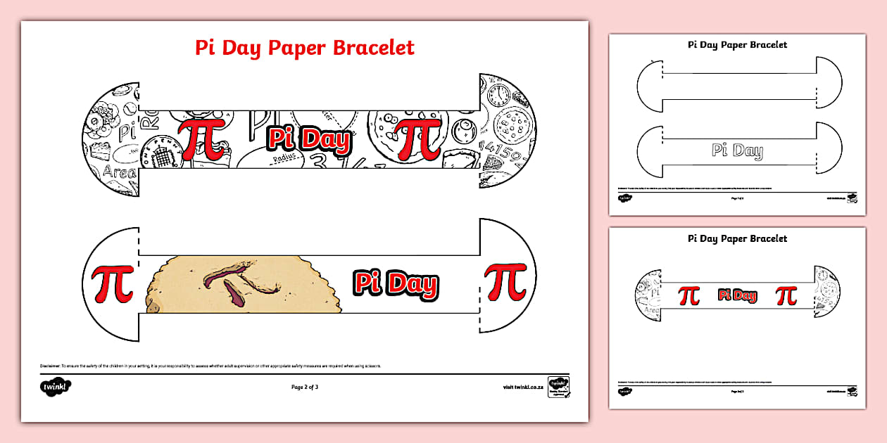 Pi Bracelet Template I Resource I Twinkl ZA (Teacher-Made)