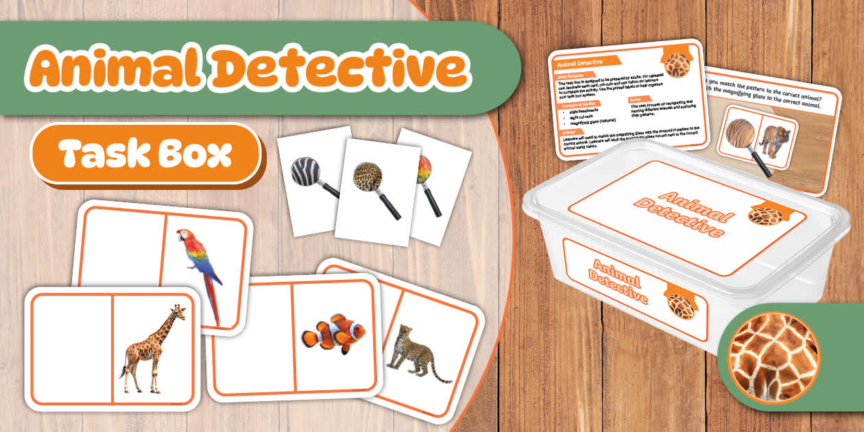Animal Task Box for Learners with SEND