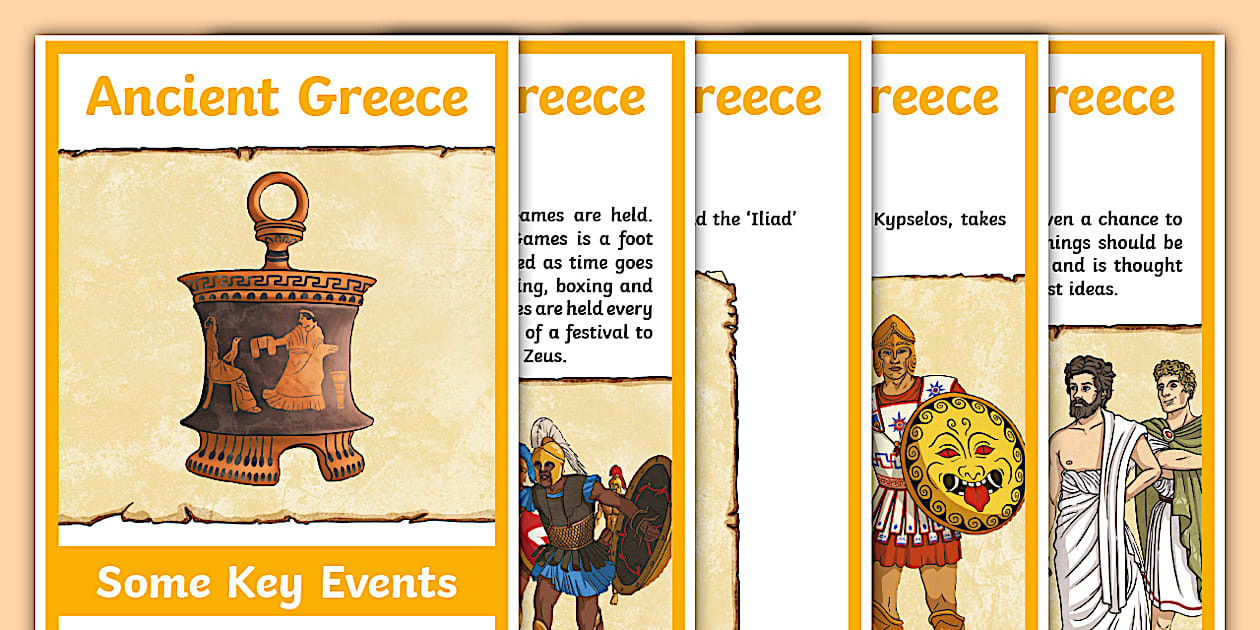 Ancient Greece Timeline Posters | KS2 (teacher made)
