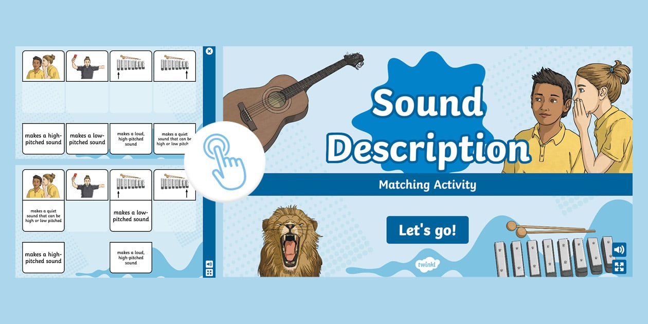 Sound Description Matching Activity (Teacher-Made) - Twinkl