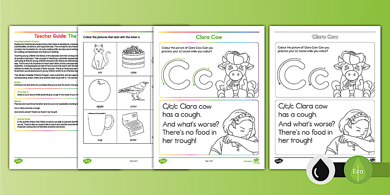 The Letter C - Phonics Canada | Twinkl Canada (teacher made)