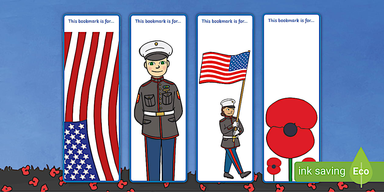 Memorial Day Bookmarks - Primary Resources