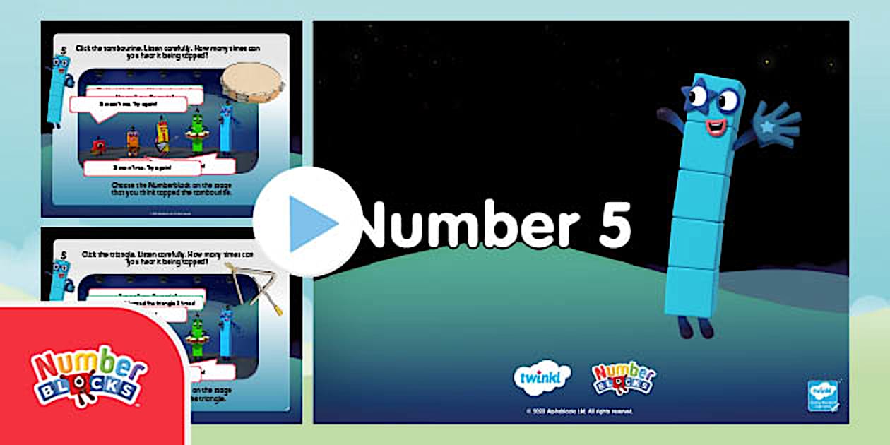 Numberblocks: Number 5's Band (teacher made) - Twinkl
