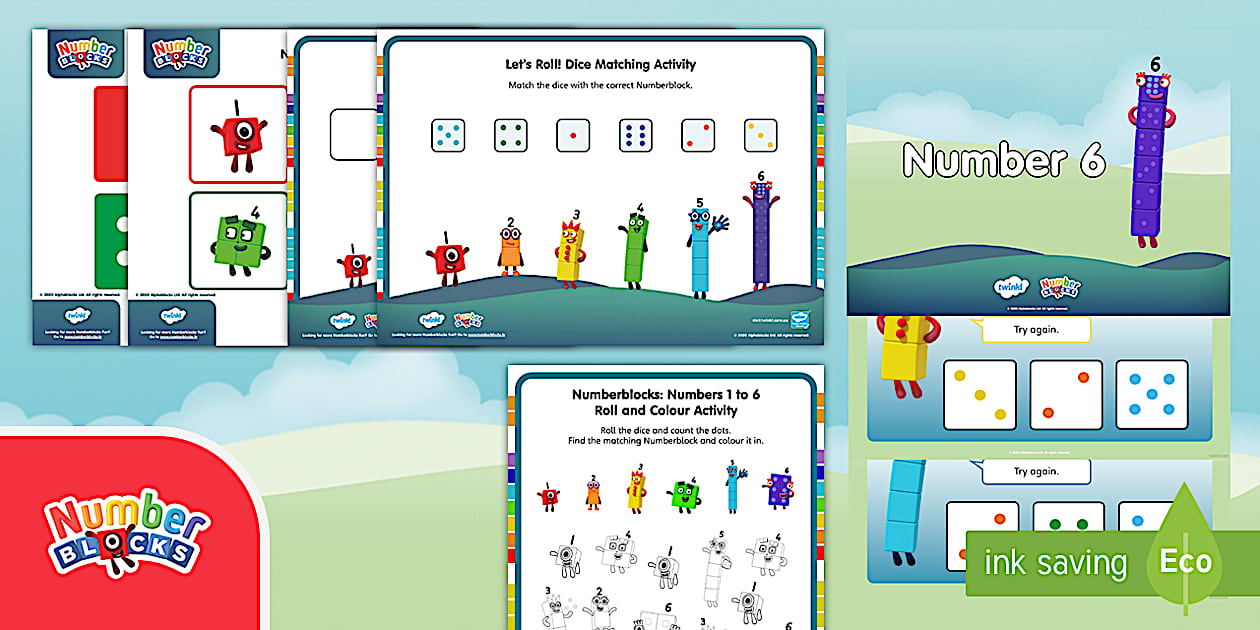 Numberblocks: Number 6 in the Mix Resource Pack - Twinkl