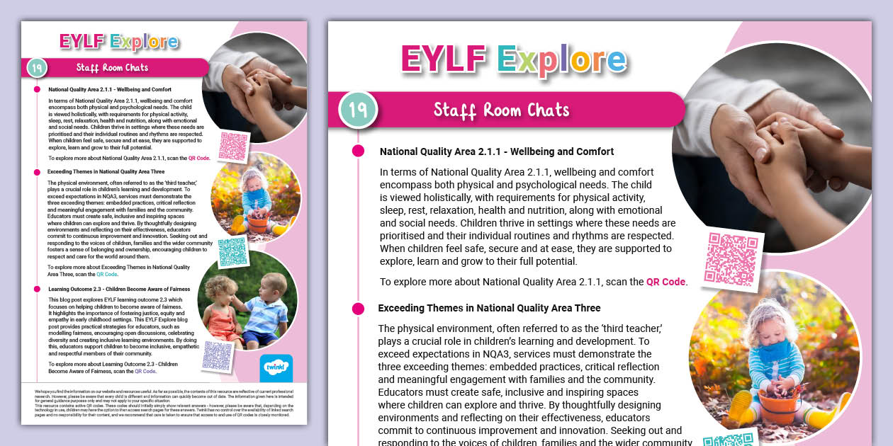 EYLF Explore Vol 19 (Hecho por educadores) - Twinkl