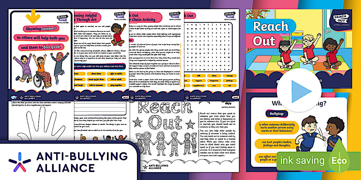 FREE! - Anti-Bullying Week Reach Out KS1 Activity Pack