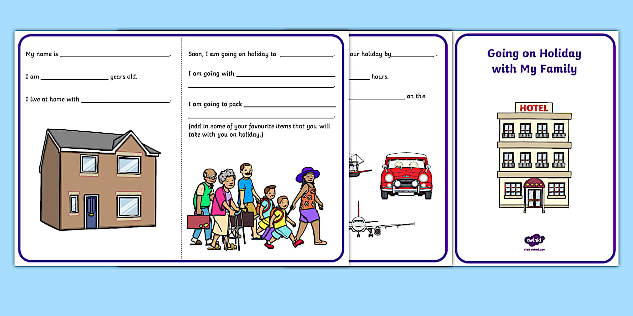 Going on Holiday with my Family Social Situation - Twinkl