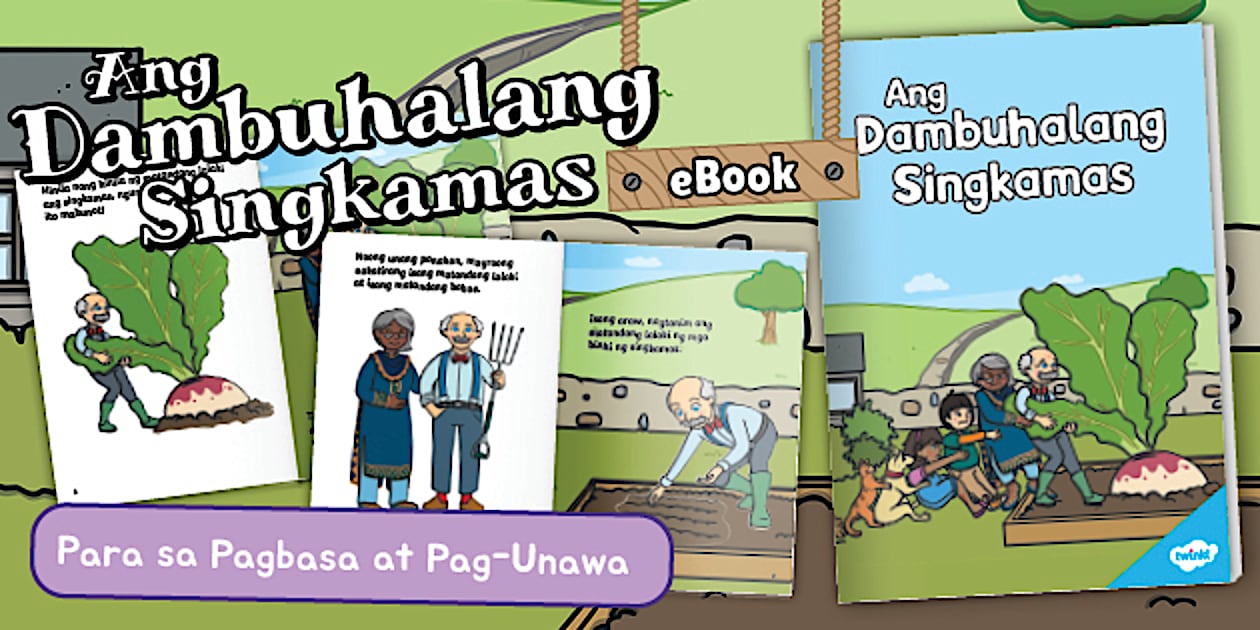 Ang Dambuhalang Singkamas e-Book | Grade 1 | Twinkl PH