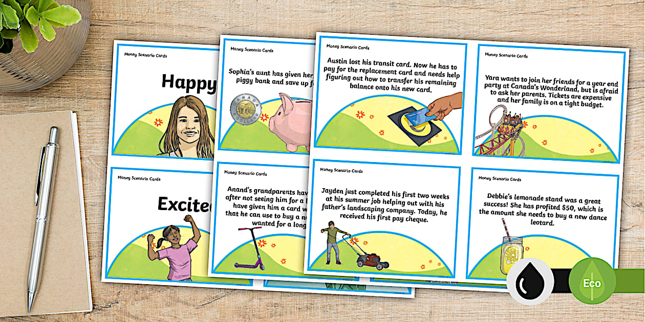 Money Scenario Cards (teacher made) - Twinkl