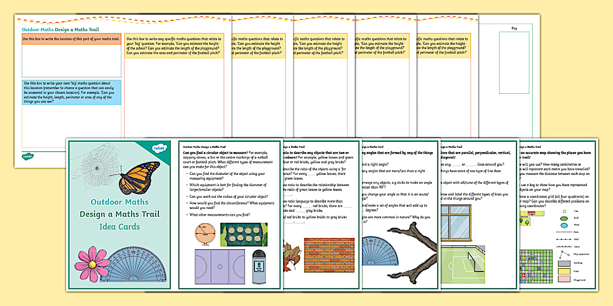 👉 Outdoor Maths Design a Maths Trail (teacher made)