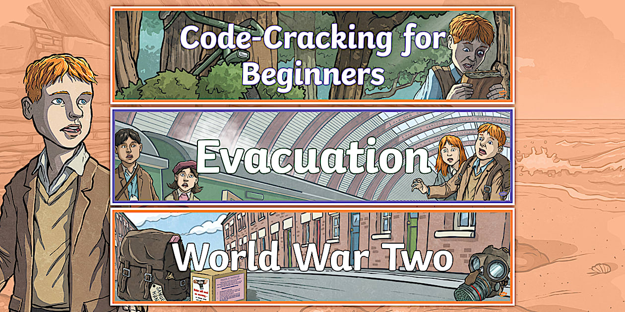 Display World War 2 - 'Code-Cracking for Beginners' Banner