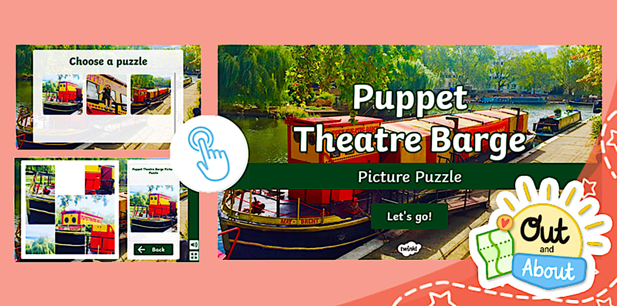 Puppet Theatre Barge Picture Puzzle (teacher made) - Twinkl