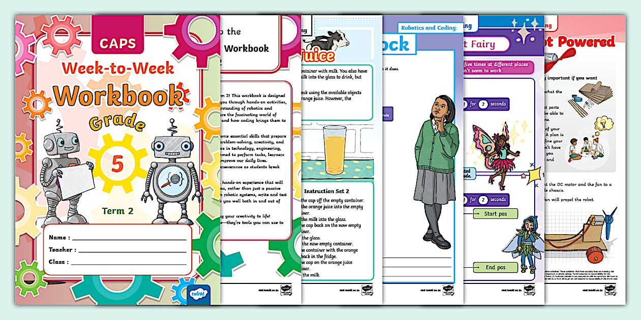 Robotics And Coding Grade 5 Caps Term 2 Workbook Twinkl