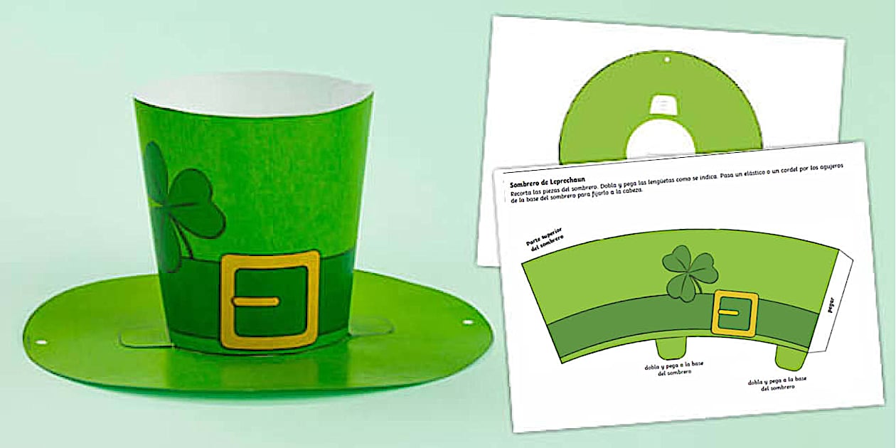 Manualidad: Sombrero de Leprechaun - San Patricio