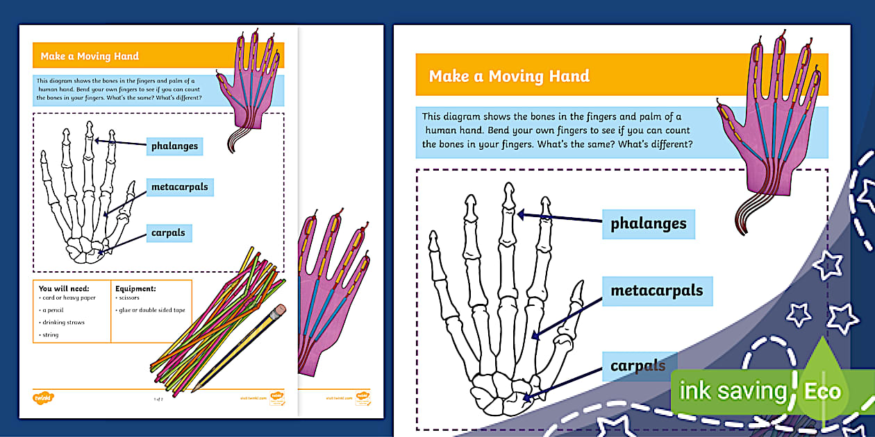Make a Moving Hand (teacher made) - Twinkl