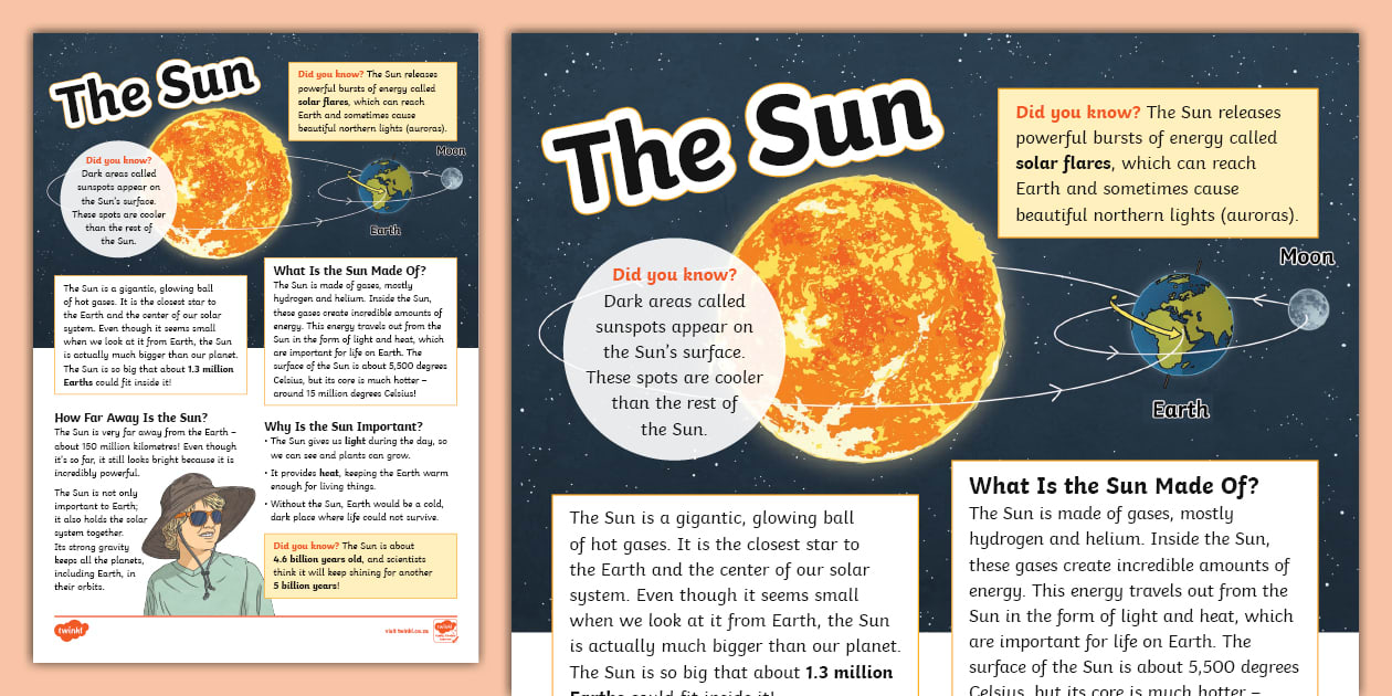 The Sun (Teacher-Made) - Twinkl