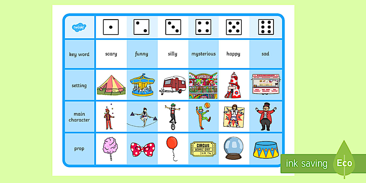 Circus Story Writing Activity (teacher made) - Twinkl