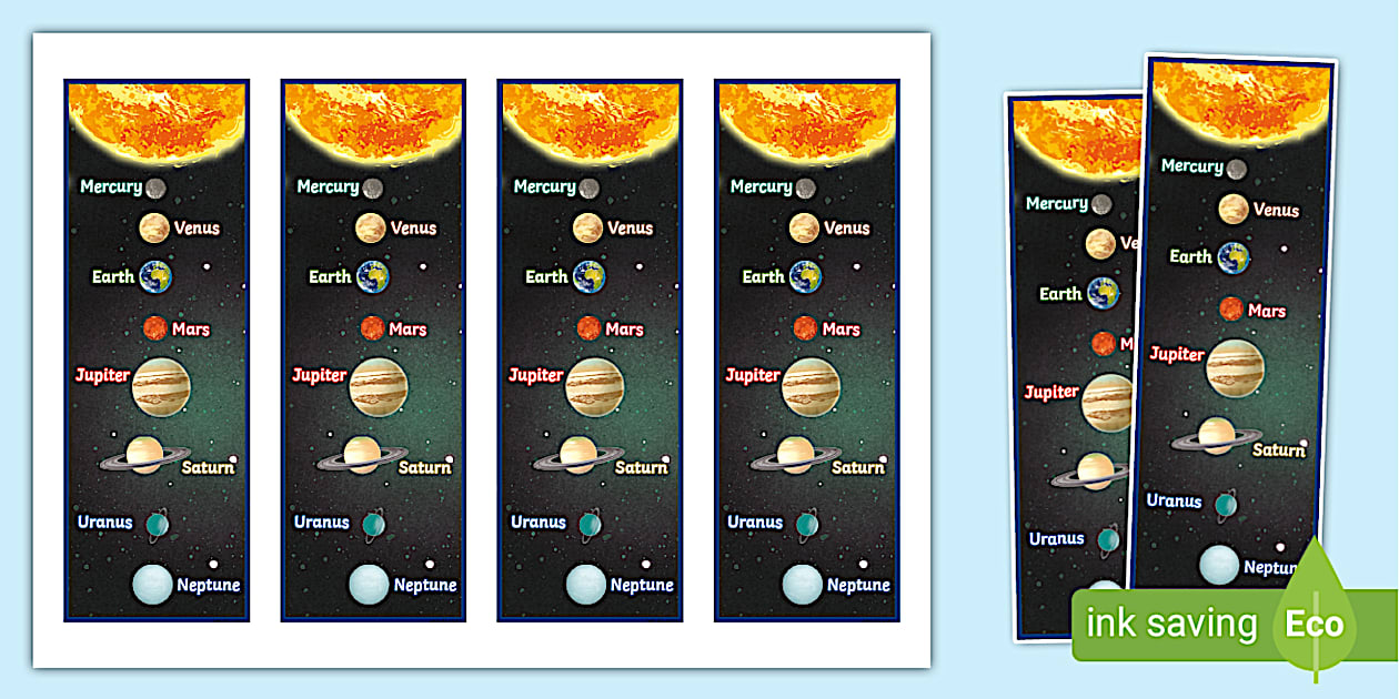 Solar System Planets In Order | Bookmarks