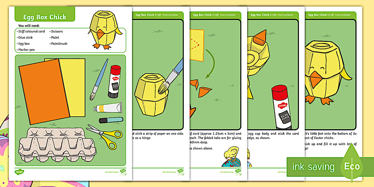 Easy Easter Chick Craft | Primary resources | Twinkl