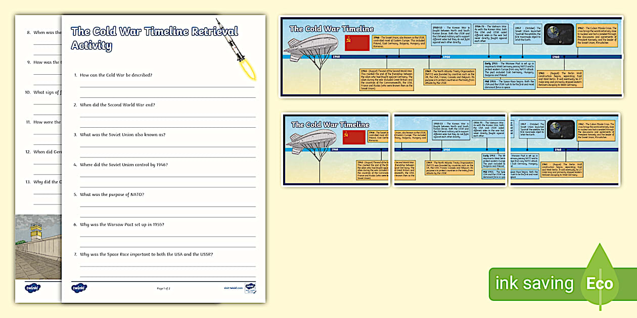 The Cold War Timeline Activity