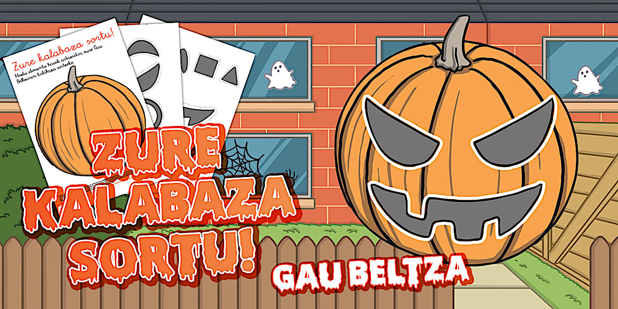 Eskulana: Zure kalabaza sortu! - Gau beltza