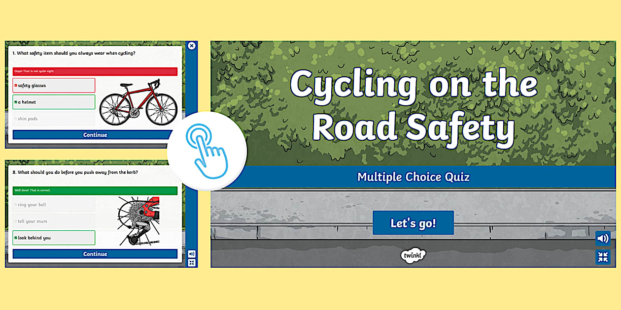 Cycling Child Safety Quiz - Parents - Topics (teacher made)