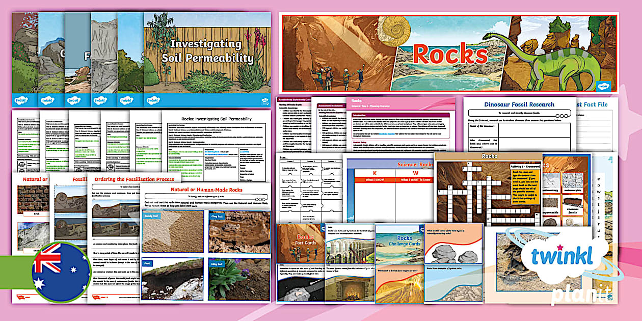 Year 4 Science Rocks Unit PaAC9S4H02ck (teacher made)
