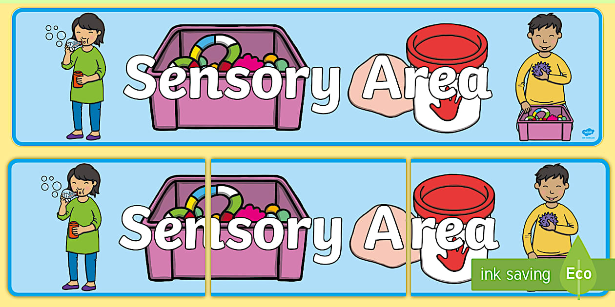 Sensory Area Display Banner (teacher made) - Twinkl