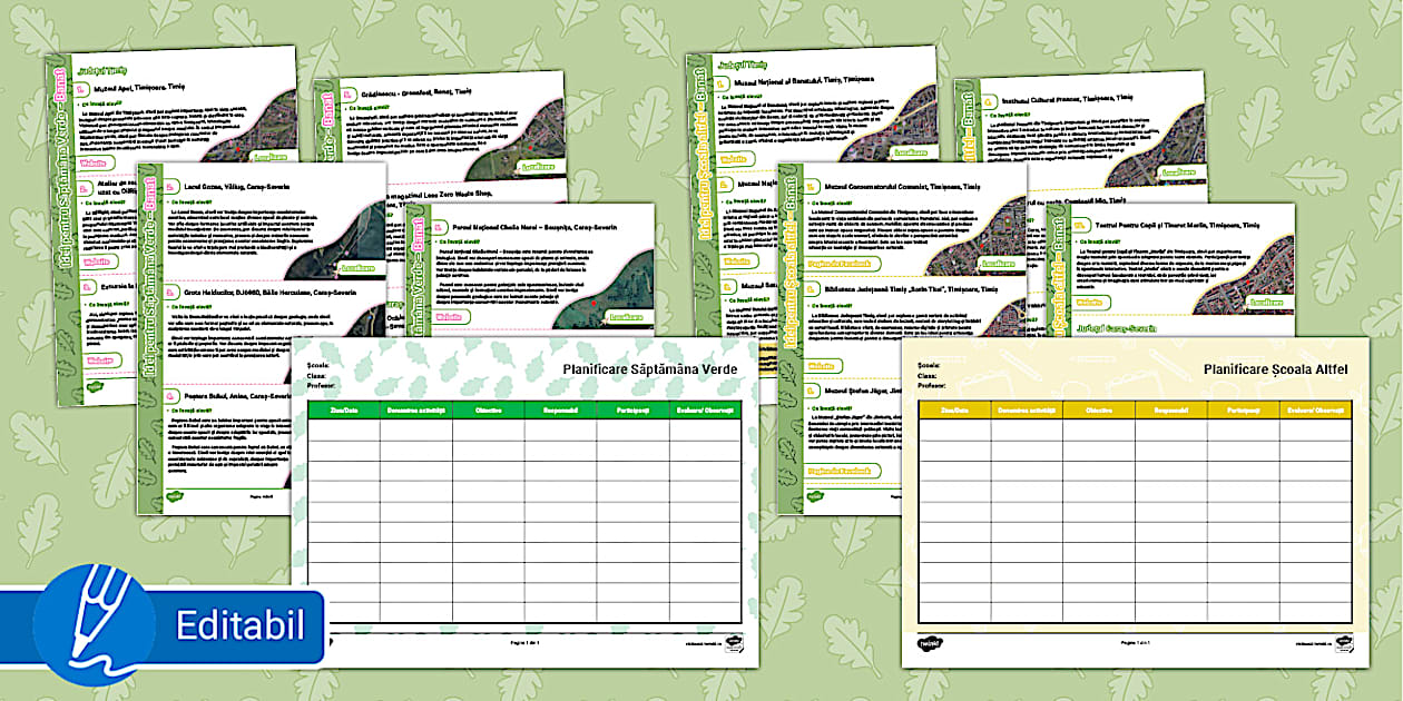 Săptămâna verde și Școala altfel în Banat – Idei